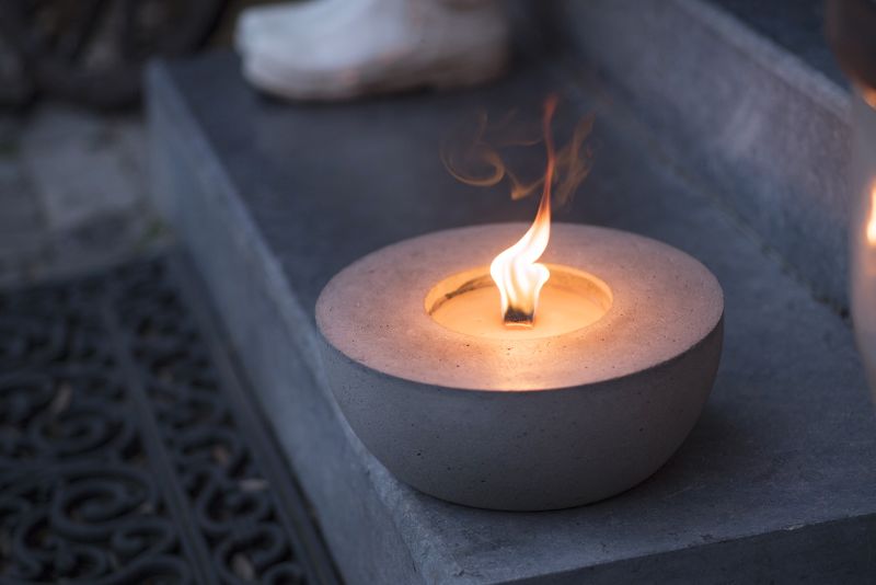 Beske Betonfeuer Fuego - Größe: 17 x 17 x 17 cm - beske | puristum